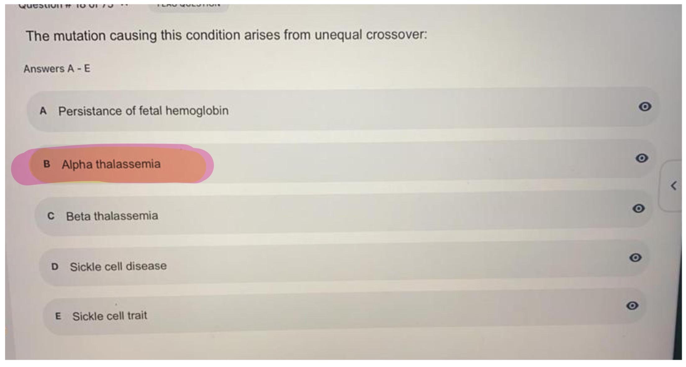 Solved The mutation causing this condition arises from | Chegg.com