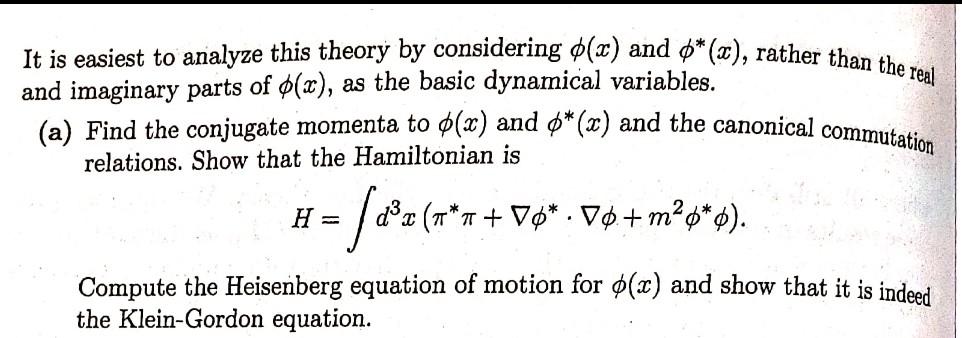 Solved question from chapter 2 of Peskin and Schroeder's "An | Chegg.com
