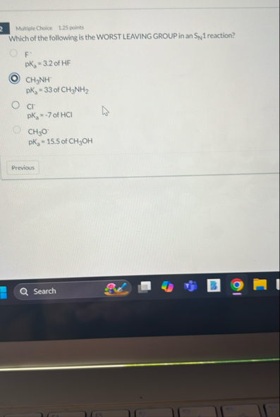 Solved Multiple Choice 1.25 ﻿pointsWhich of the following is | Chegg.com