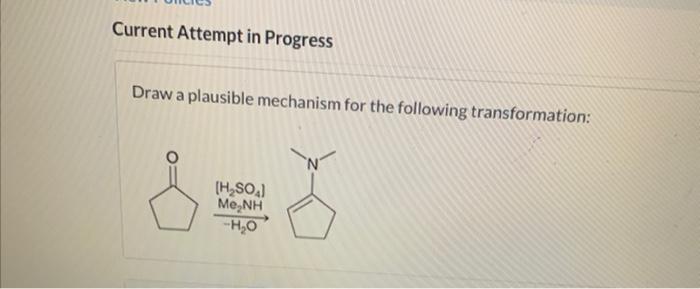 Solved Draw a plausible mechanism for the following | Chegg.com