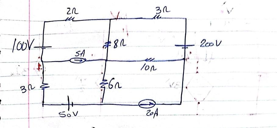 Solved using loop analysis solution by two ways | Chegg.com