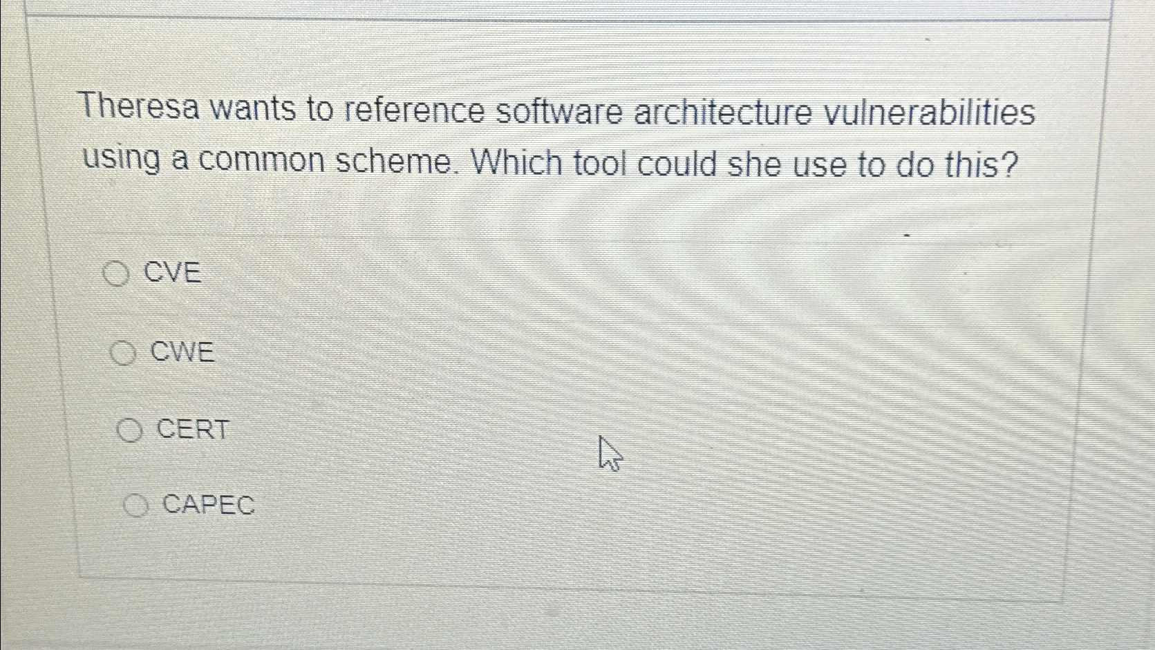 Solved Theresa wants to reference software architecture | Chegg.com