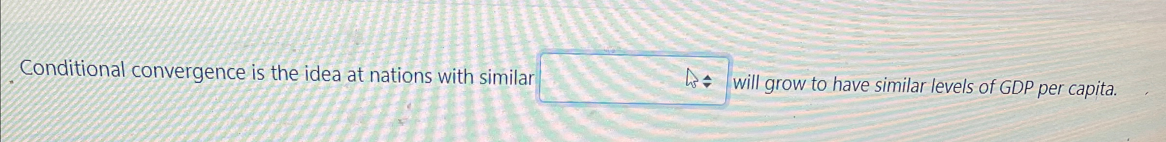 Solved Conditional convergence is the idea at nations with | Chegg.com