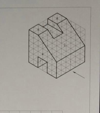 Solved Sketch the three orthographic views, showingthe | Chegg.com