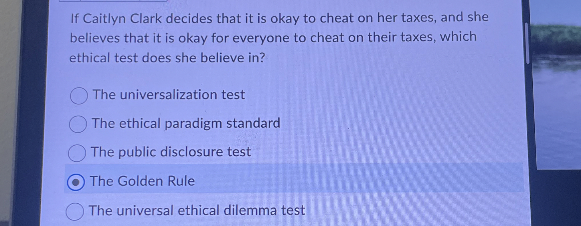 Solved If Caitlyn Clark decides that it is okay to cheat on | Chegg.com