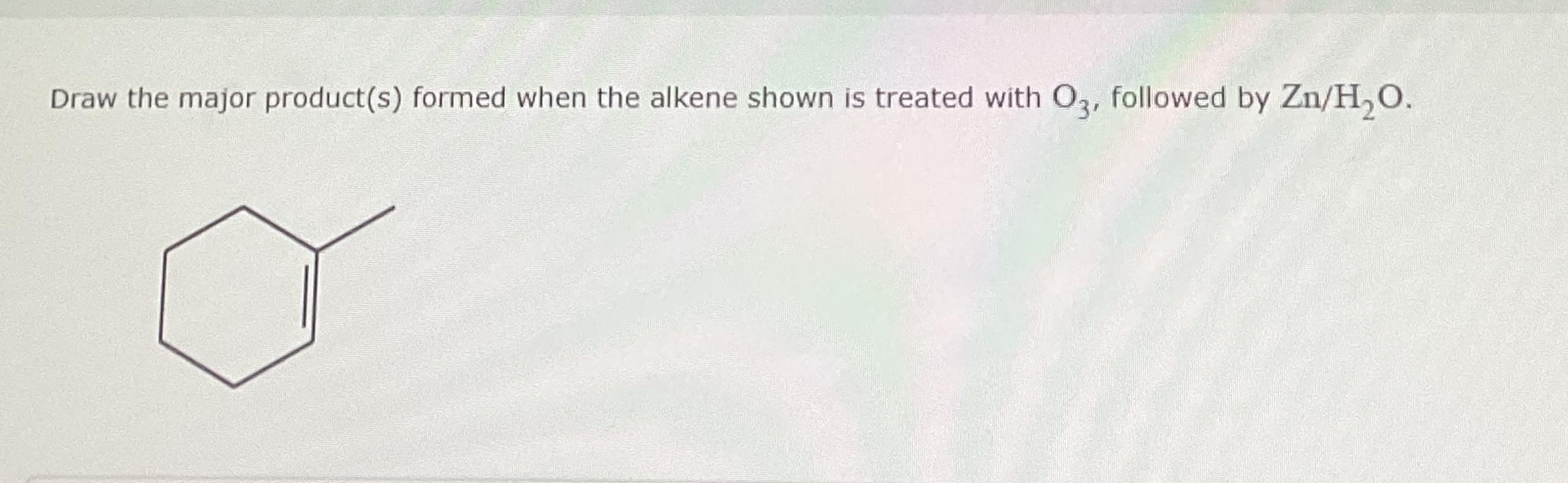 Solved Draw the major product(s) ﻿formed when the alkene | Chegg.com