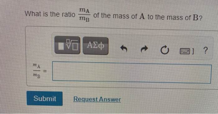 Solved A Constant Force Applied To A Causes A To Accelerate