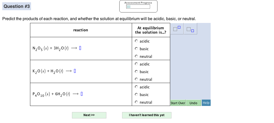 Solved Predict the products of each reaction, and whether | Chegg.com