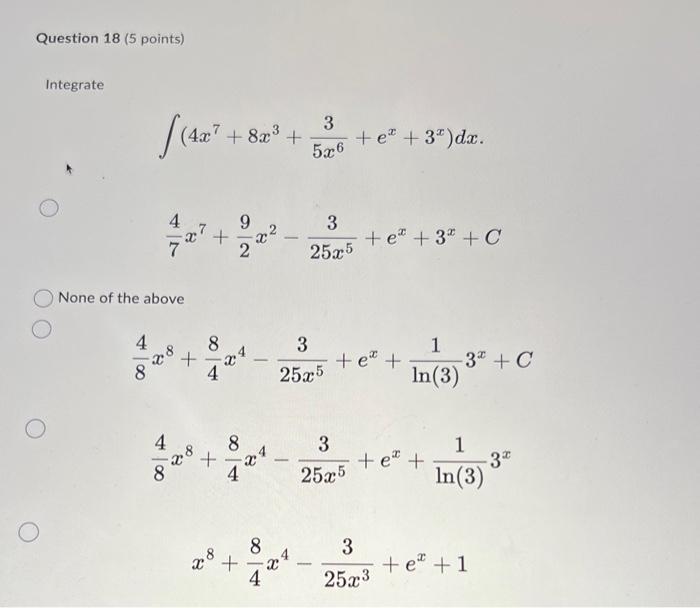 Solved Integrate | Chegg.com