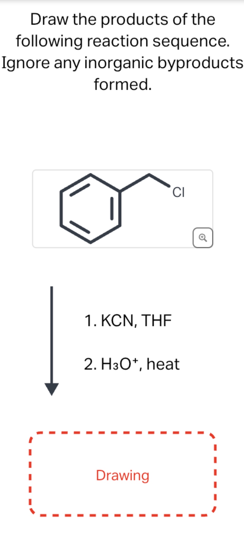 Solved Draw the products of thefollowing reaction | Chegg.com