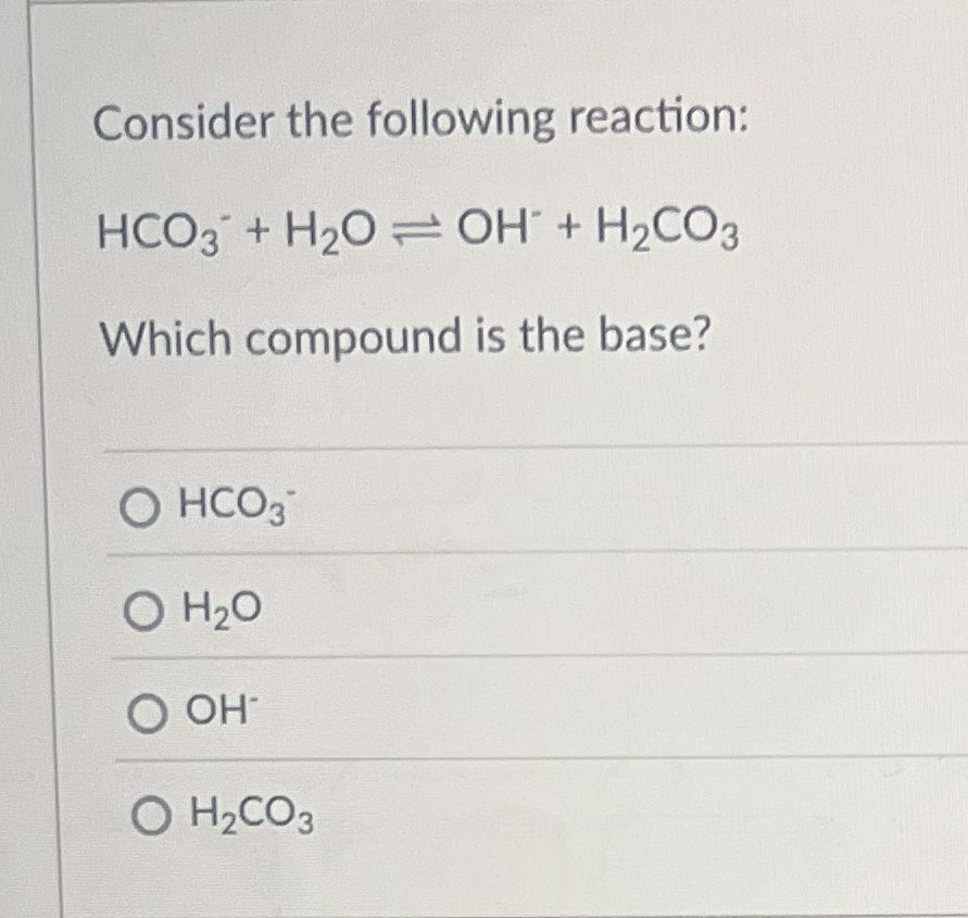Solved Consider the following | Chegg.com