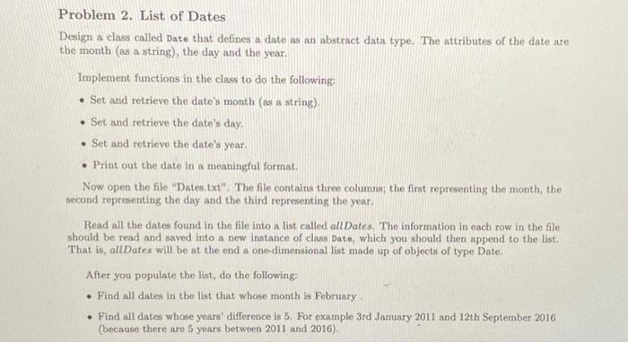 Solved please use python. this chapter is about classes dont | Chegg.com