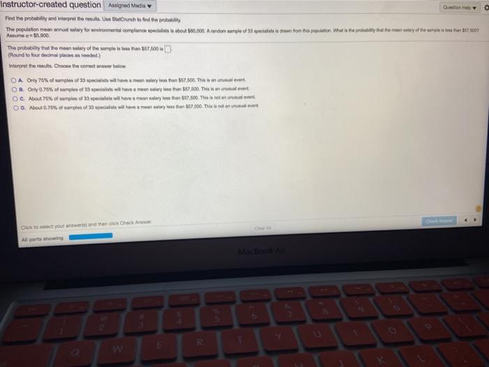 Solved Instructor-created question Assigned Media Find the | Chegg.com