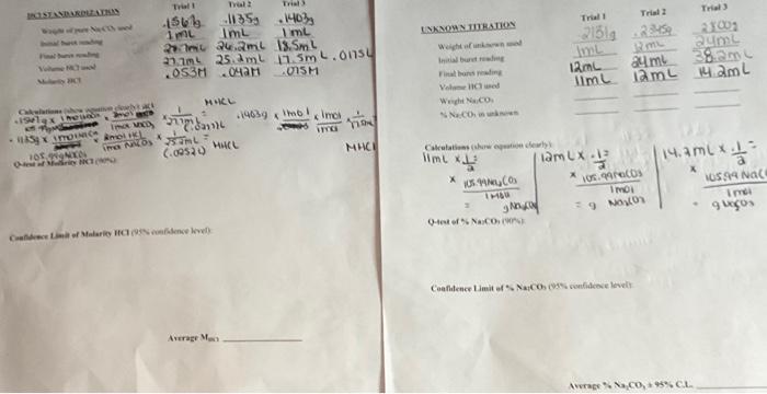 Calculations (show equation clearly): Q-test of | Chegg.com