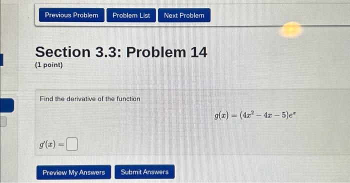 mat 265 section 3.3 problem 14 | Chegg.com