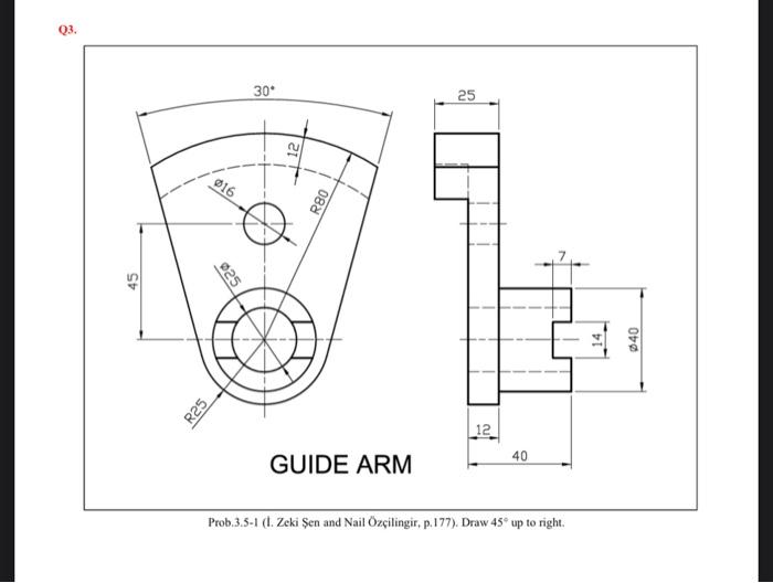 Solved QUESTION: Make oblique drawings (cavalier projection) | Chegg.com