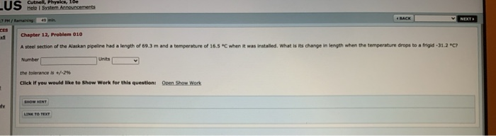 Solved LUS hele 1 System Announcements RACK NEXT Chapter 12. | Chegg.com