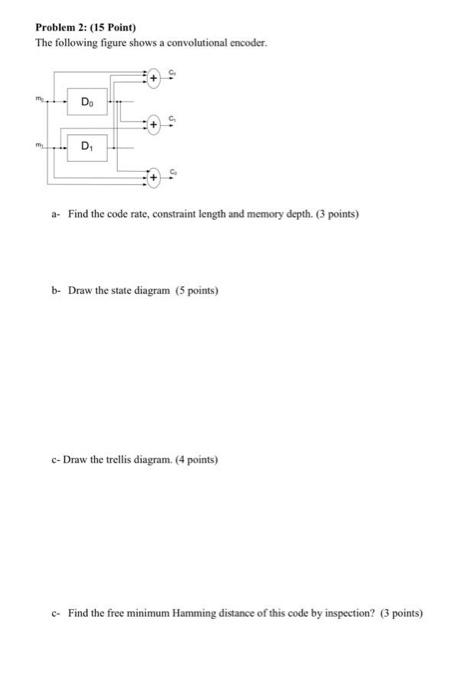 Problem 2: (15 Point) The following figure shows a | Chegg.com