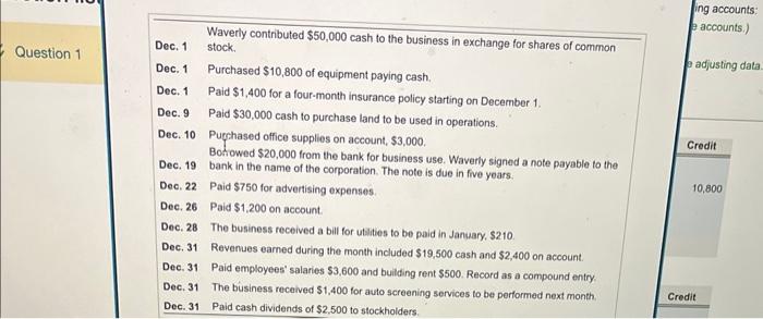 Solved ing accounts: | Chegg.com