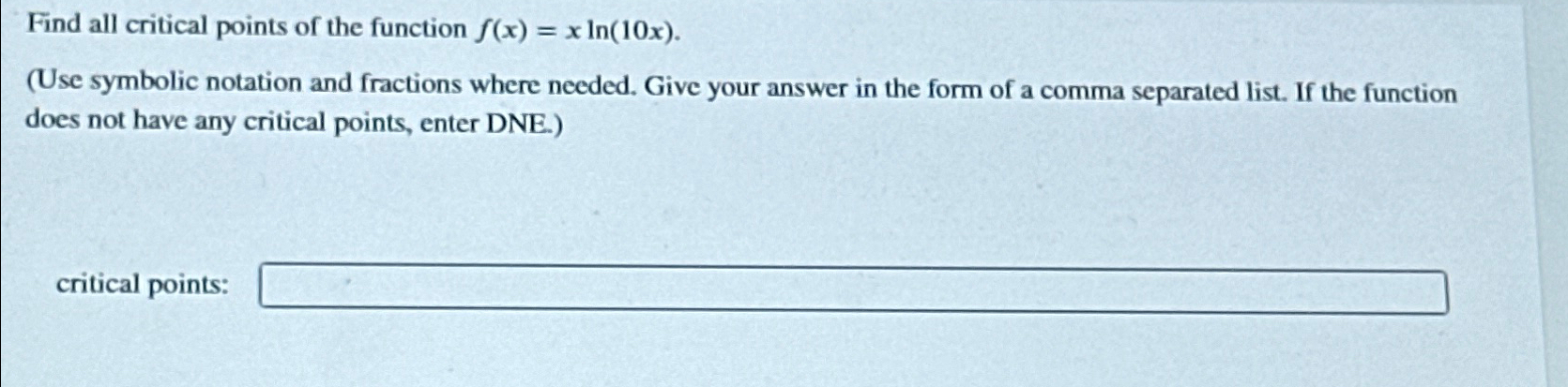 Solved Find all critical points of the function | Chegg.com