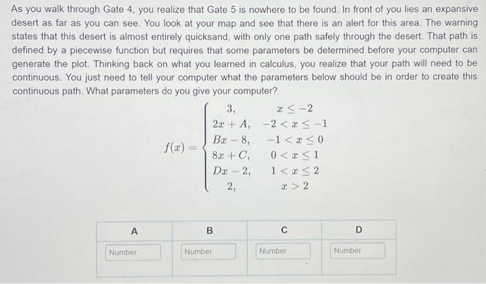 Solved As you move through the first gate, you can see | Chegg.com