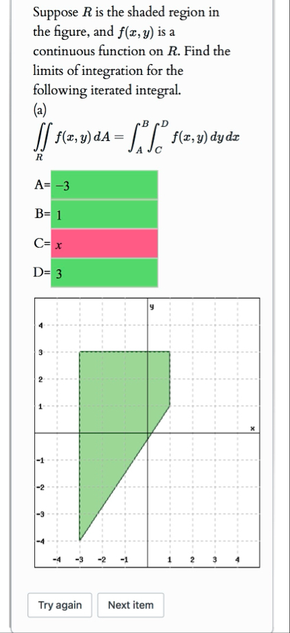 Solved Suppose R ﻿is the shaded region in the figure, and | Chegg.com