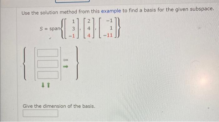 Solved Use the solution method from this example to find a | Chegg.com