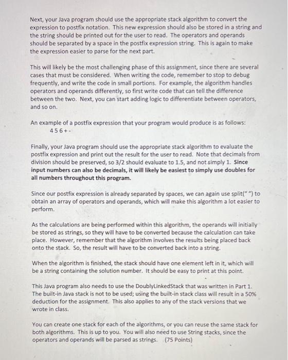 Solved 1. Create a class named DoublyLinkedStack that | Chegg.com