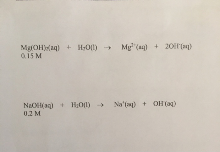 Solved 4. (a) Calculate the [H30') AND the [OH) for each | Chegg.com