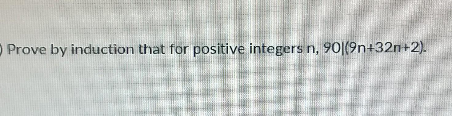 Solved Prove by induction that for positive integers n, | Chegg.com