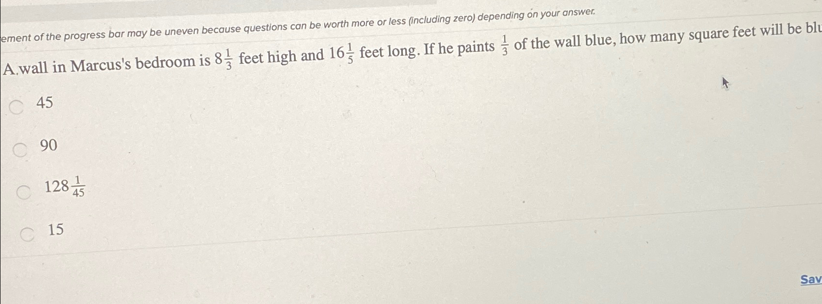 Solved ement of the progress bar may be uneven because | Chegg.com