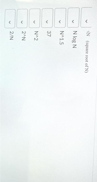 Solved Order the following functions by growth rate in | Chegg.com