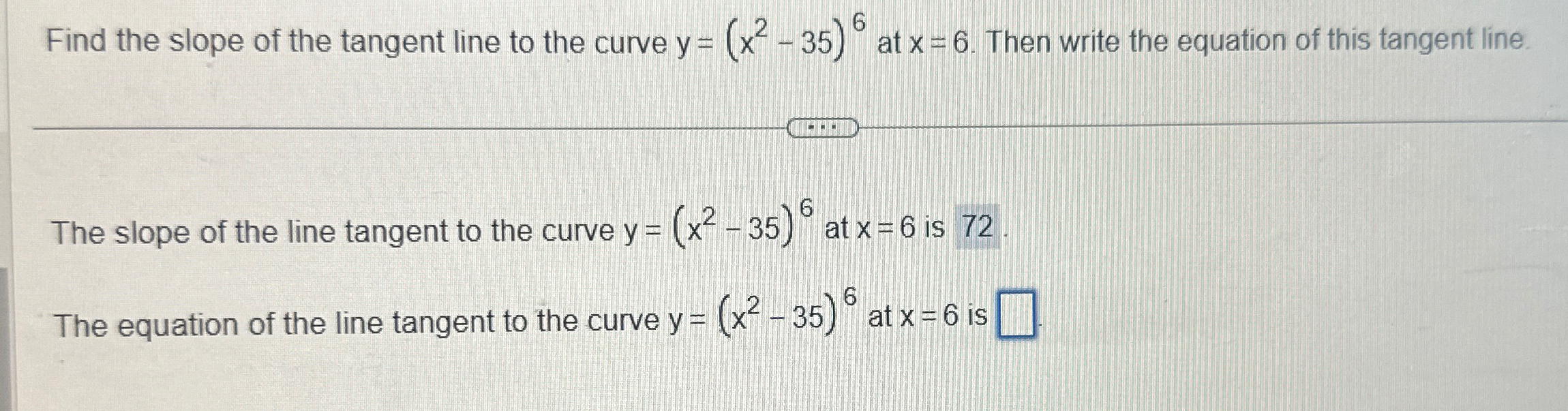 Solved Find the slope of the tangent line to the curve | Chegg.com