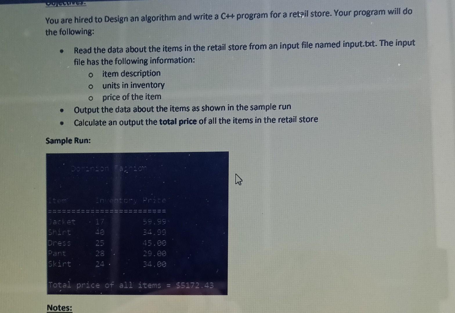 Solved You are hired to Design an algorithm and write a C++ | Chegg.com