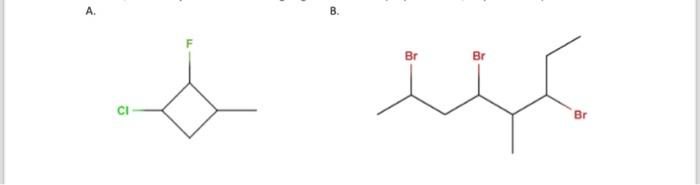 Solved Name these molecules? | Chegg.com