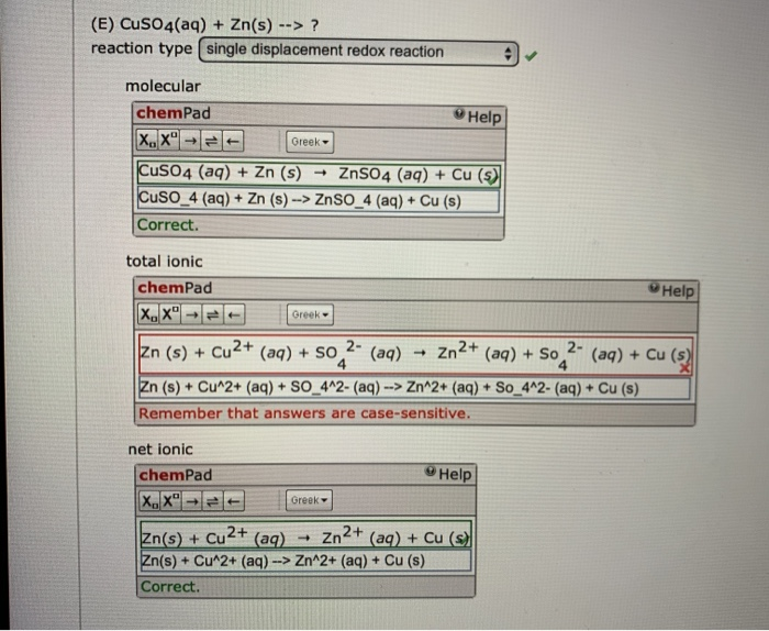 Solved (A) Cu(s) + 4HNO3(aq) --> Cu(NO3)2(aq) + 2NO2(g) + | Chegg.com