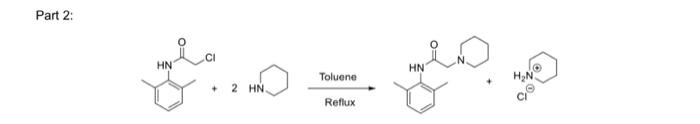 Solved Part 2: Reflux Toluene 1) Draw the mechanism of the | Chegg.com
