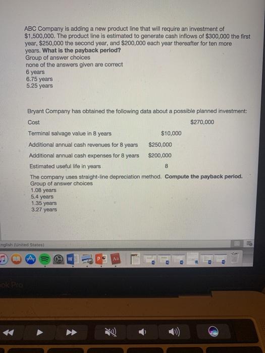 Solved ABC Company is adding a new product line that will | Chegg.com