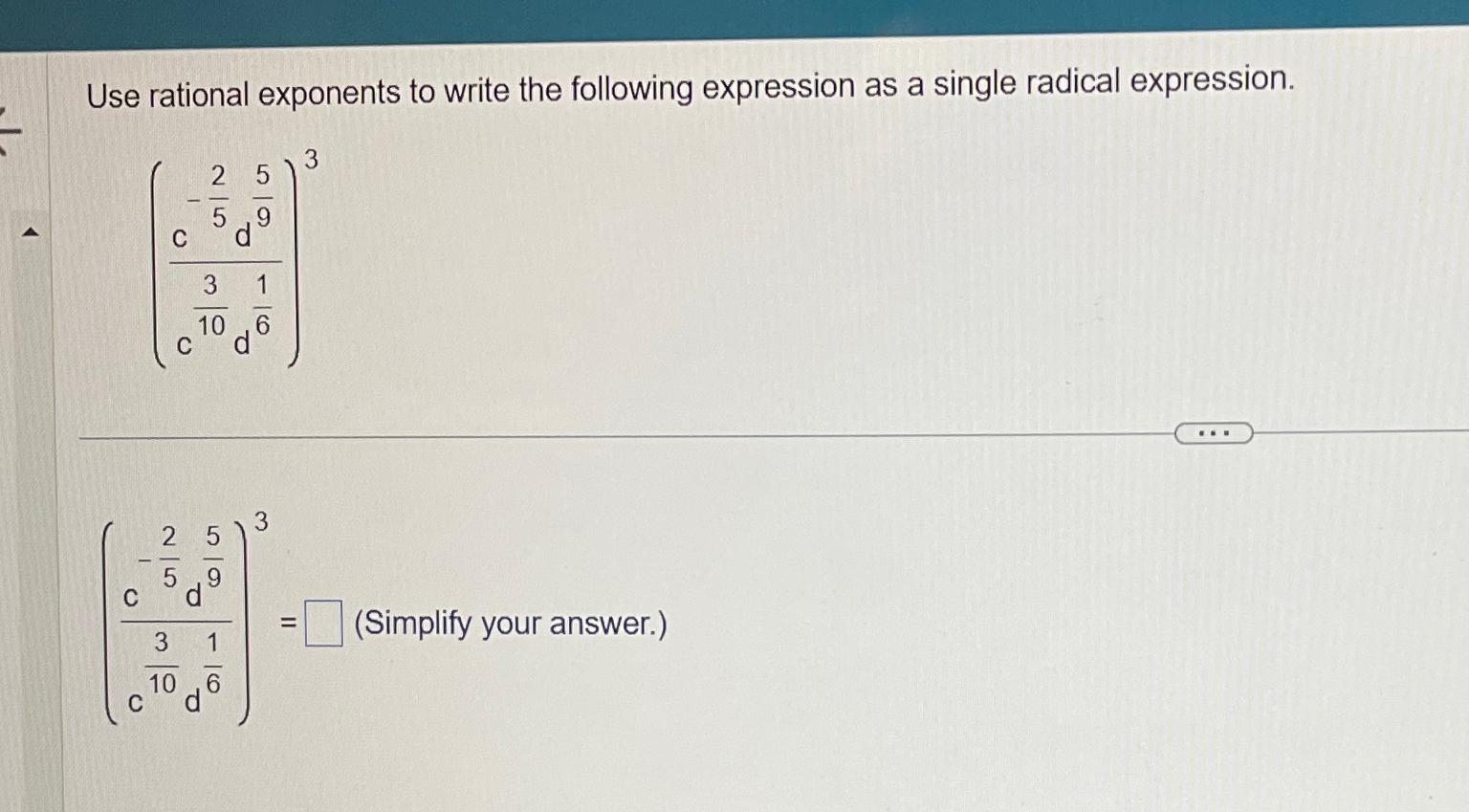 Solved Use rational exponents to write the following | Chegg.com