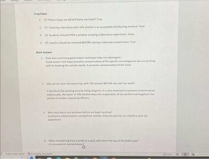 Solved TruefFalse 1. Tff Plastic loops are NEVER flame | Chegg.com