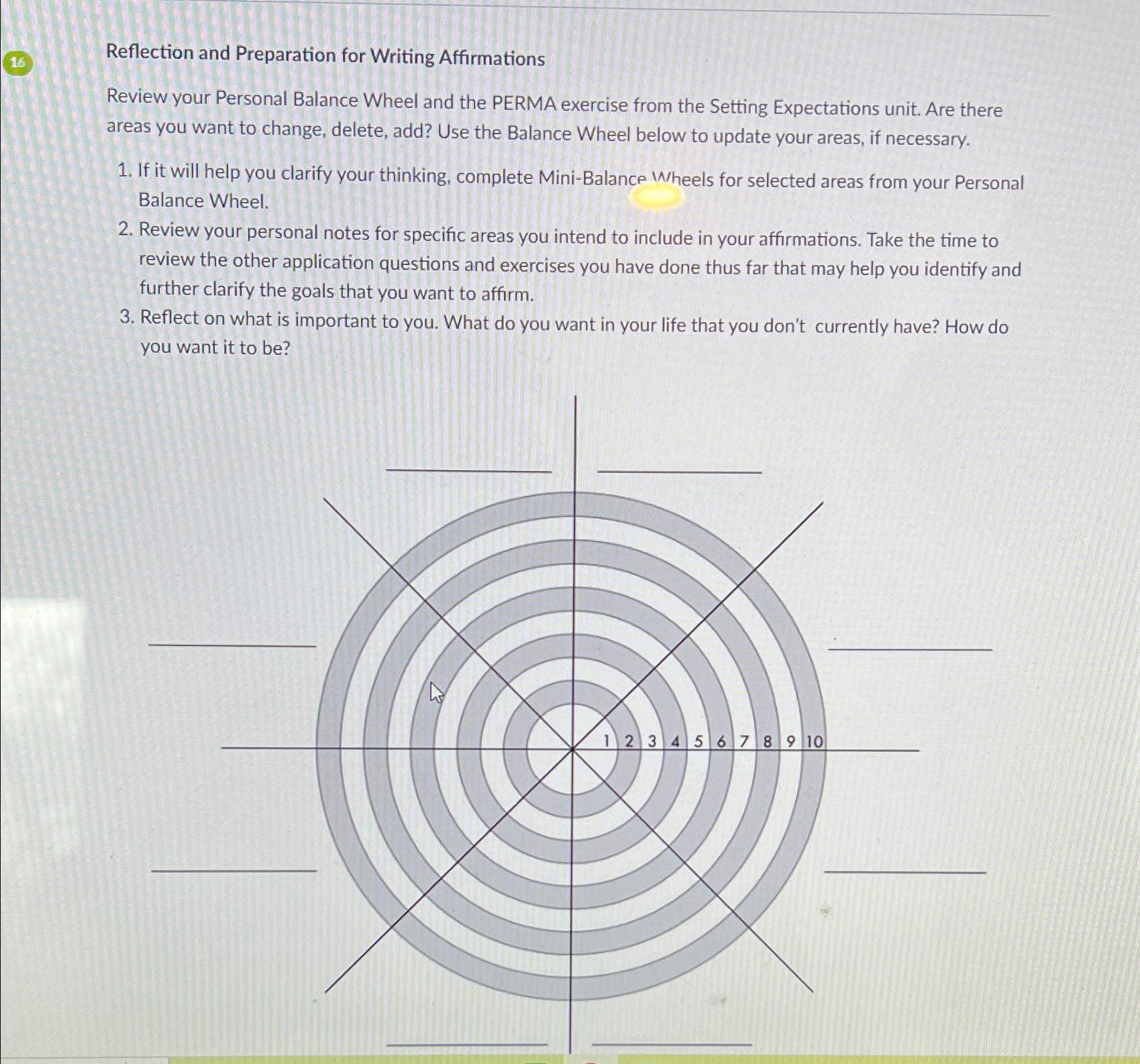 Solved 16Reflection and Preparation for Writing | Chegg.com