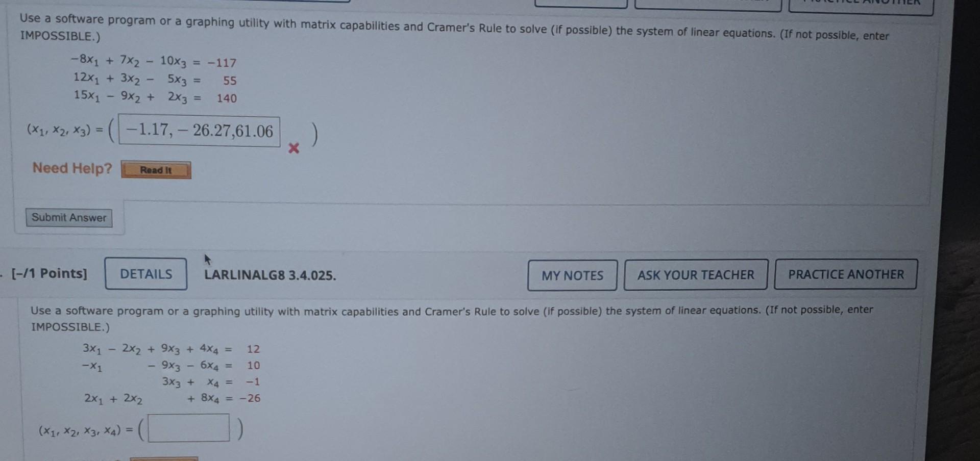 Solved Use a software program or a graphing utility with | Chegg.com