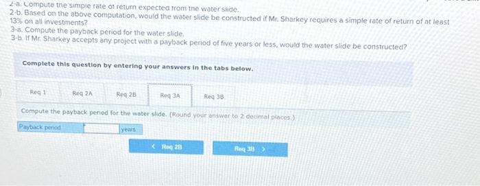 Problem 14-26 (Algo) SImple Rate of Return; Payback | Chegg.com
