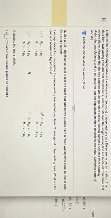 Solved Calculate Test Statistic P Value Confidence Interal 0307