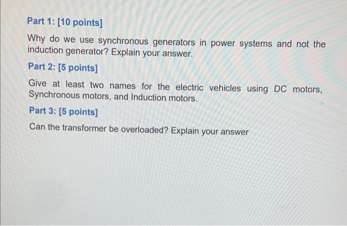 Solved Part 1: [10 points] Why do we use synchronous | Chegg.com