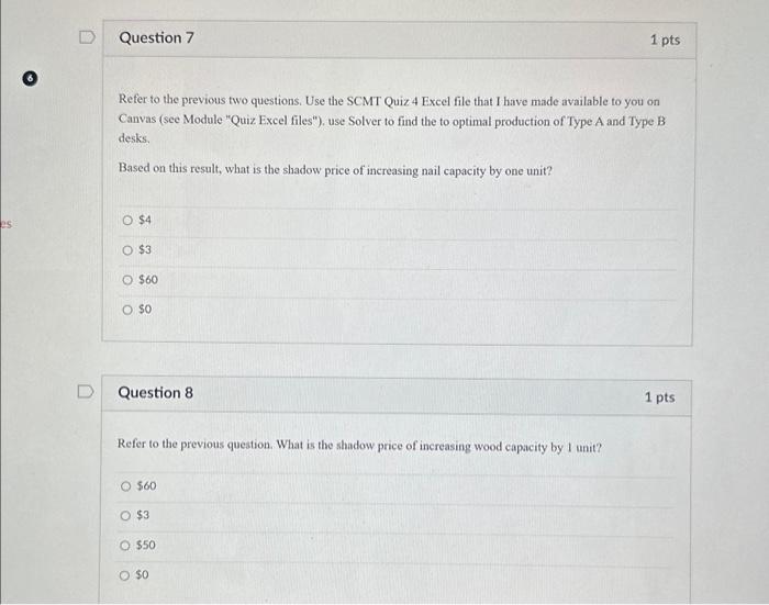Refer to the previous two questions. Use the SCMT | Chegg.com