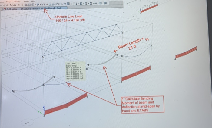 How To Check Deflection Of Beam In Etabs - Home Design Ideas