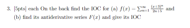 Solved [5pts] ﻿each On the back find the IOC for | Chegg.com