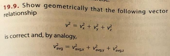 Solved 19.9. Show geometrically that the following vector | Chegg.com