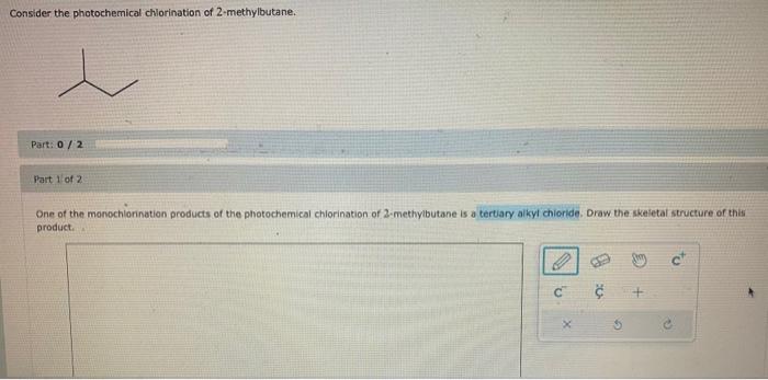 Solved Consider the photochemical chlorination of | Chegg.com